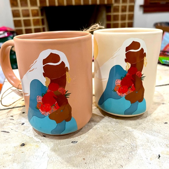 Dining | Pinklomein Black Art Artist Mug Cuo Mugs Pink Lomein Pink ...